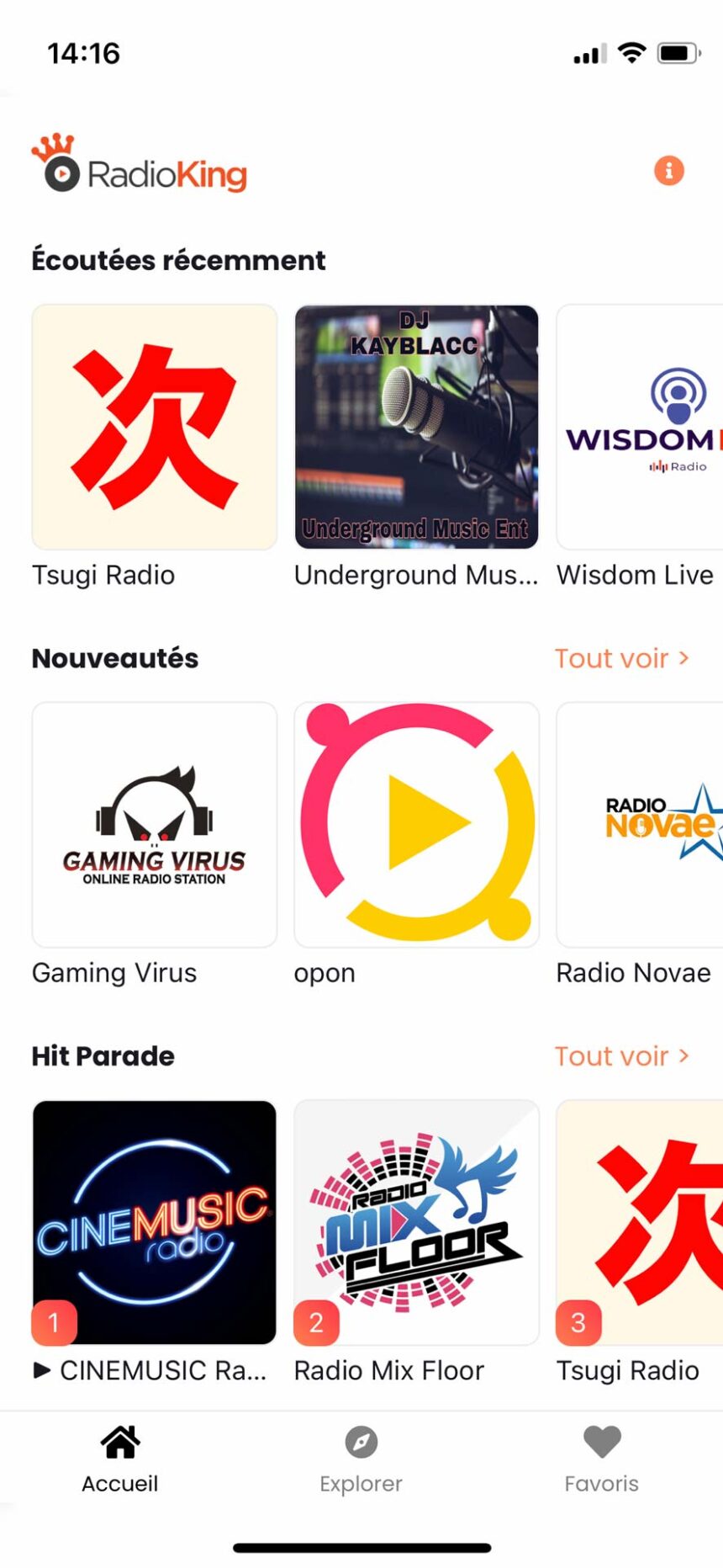 Comment écouter les radios en ligne disponibles sur RadioKing ...