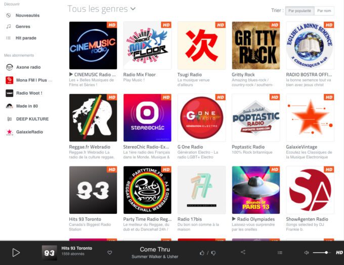 Comment écouter les radios en ligne disponibles sur RadioKing ...